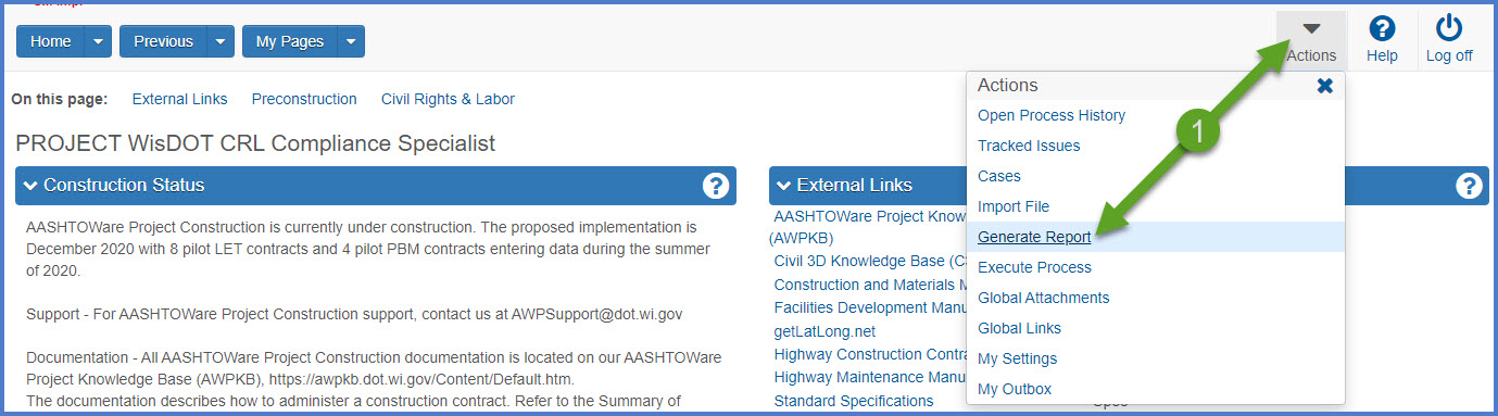 Daily Work Reports (DWRs)